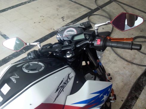 Kawazaki Z250 Modification Captain America! | mario devan Blog's