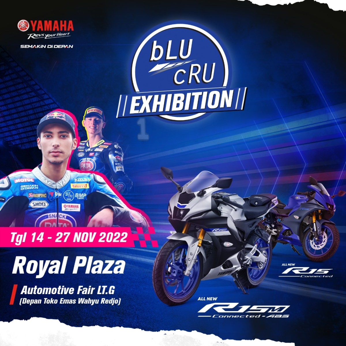 Ada Event Yamaha “bLU cRU Exhibition” di Royal Plaza | mario devan Blog's